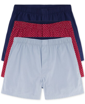 GAP 3 Pack Men's Woven Boxers With Functional Fly, Multi, S | eBay