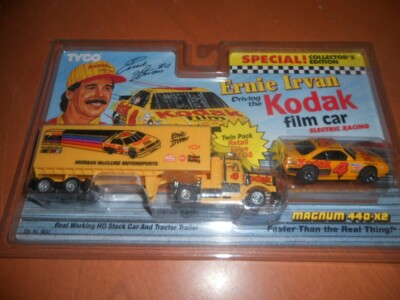VINTAGE AURORA TYPE TYCO RACING KODAK FILM CAR/TRUCK TWIN PACK N/O/S HO ...