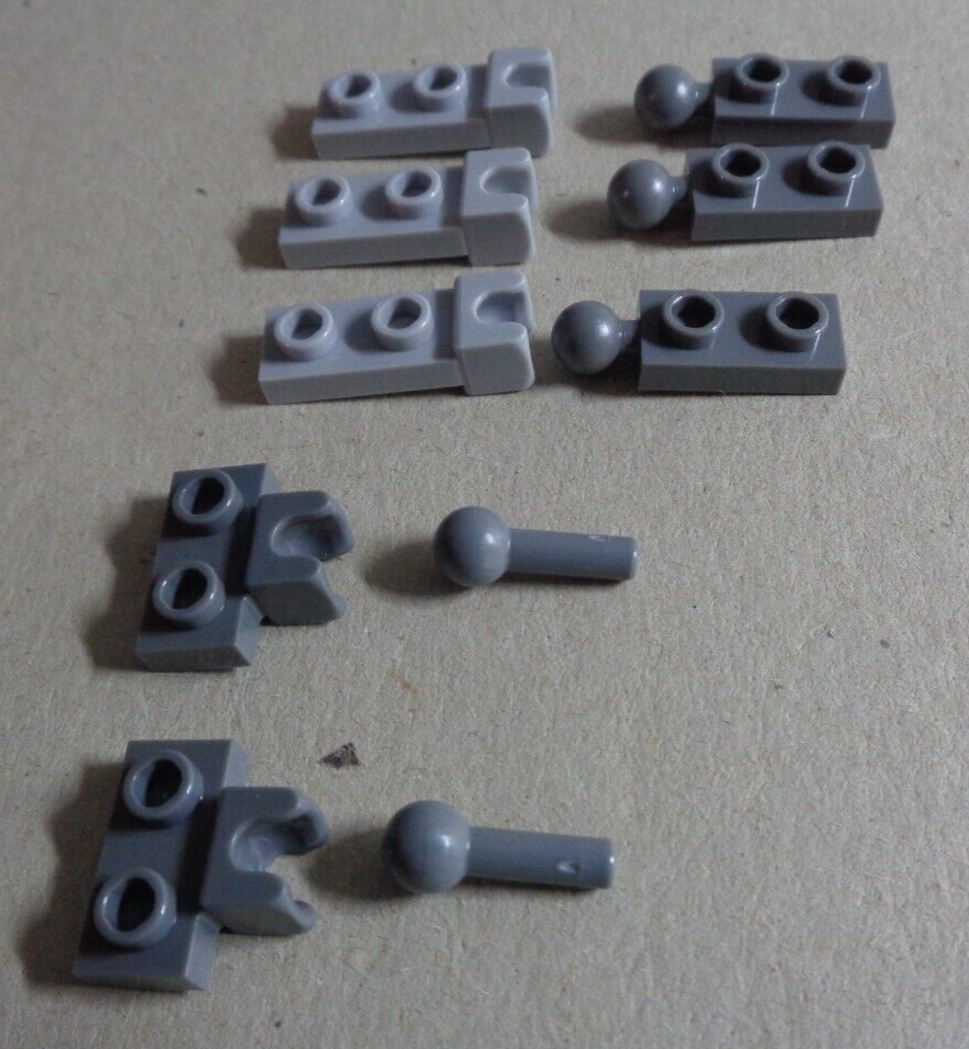 LEGO 14704 22484 14418 22890 Modified 1x2 W/Socket/Ball Medium/Dark ...