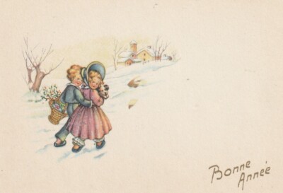 Q3 - Biglietto Augurale Illustrato Bambini Romantic Innamorati - ( 11 x ...