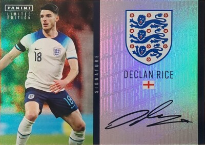 Declan Rice SIGNATURE LIMITED EDITION - Adrenalyn XL England Tournament ...