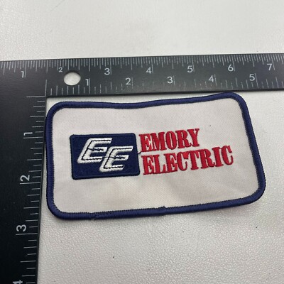 Vintage EMORY ELECTRIC Company Advertising Patch 39MU | eBay