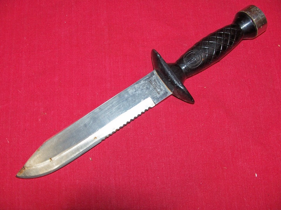 Vintage Dive Knife Aqua-Lung US Divers 12” Scuba Diving Divers ...