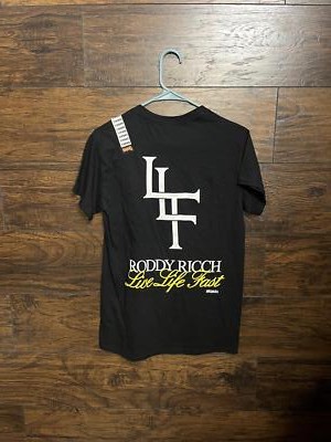 NEW Roddy Ricch T-shirt Live Life Fast LLF Shirt- NEW | eBay