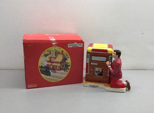 Red/yellow Shmid Ceramic Shining Time Station Music Box | eBay