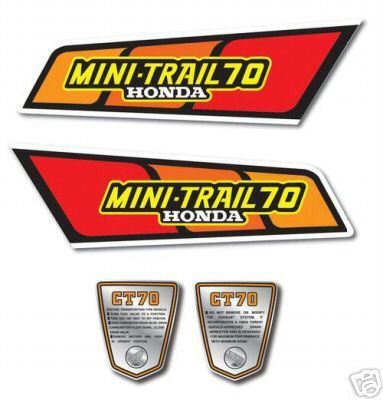 1979 HONDA CT70 LIKE NOS MAIN DECAL GRAPHIC KIT | eBay
