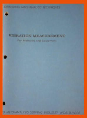 IRD Mechanalysis Vibration Measurement For Methods and Equipment Manual ...