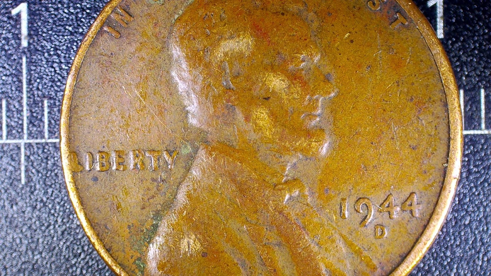 1944 RARE Wheat Penny - D Mint Mark - “L" Rim Error | eBay