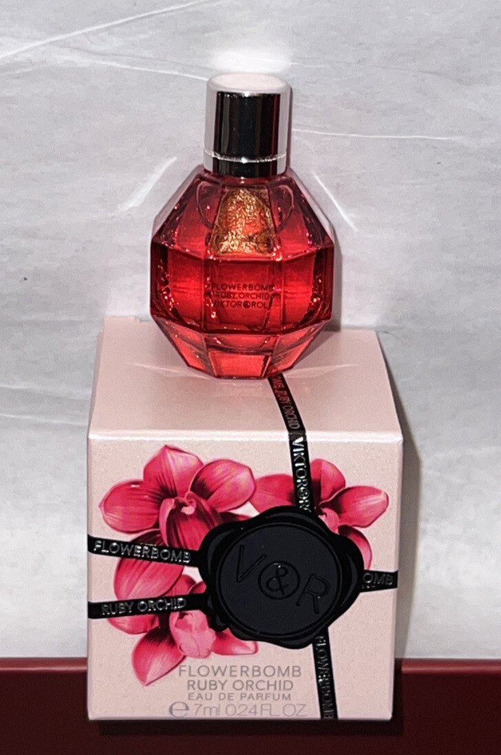 Viktor&Rolf Flowerbomb Ruby Orchid Eau De Parfum EDP Mini Splash 7ml /0.24oz New | eBay