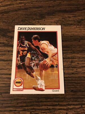 Dave Jamerson, G, Houston Rockets, 1991 NBA Hoops #370 | eBay