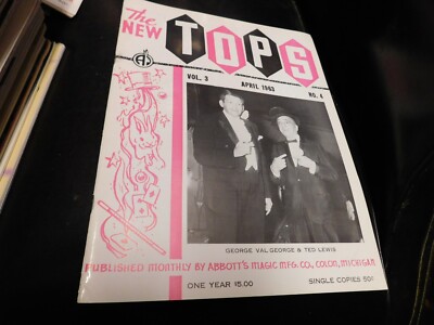 The New Tops Magazine Of Magic 1963 April | eBay