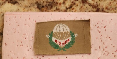 WORLD PARACHUTE BADGE, AUSTRALIA, RIGGER, JUNGLE CLOTH, B&T# 1723 ...
