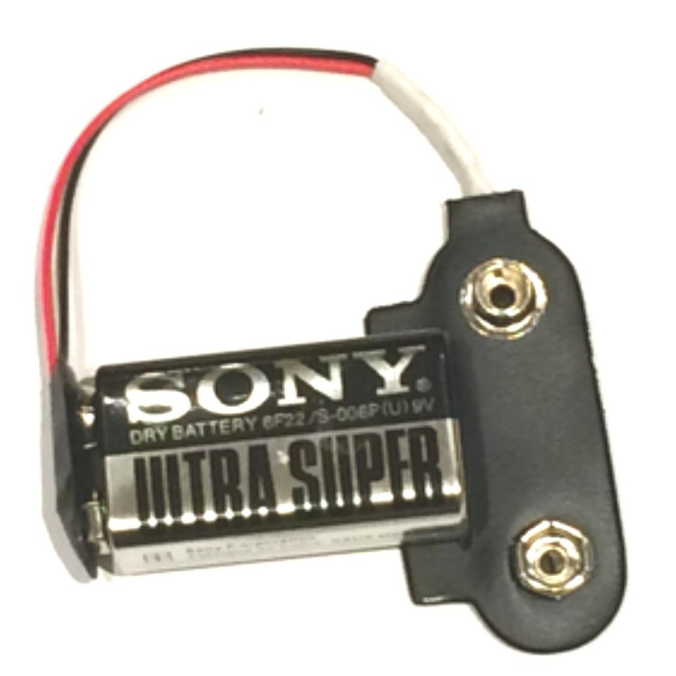 PP9 BATTERY ADAPTER FOR PP3. TRANSISTOR RADIOS DECCA, BUSH, HACKER NO ...