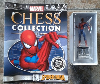 Marvel Chess Collection #1 Spider-man White Knight Resin Figure ...