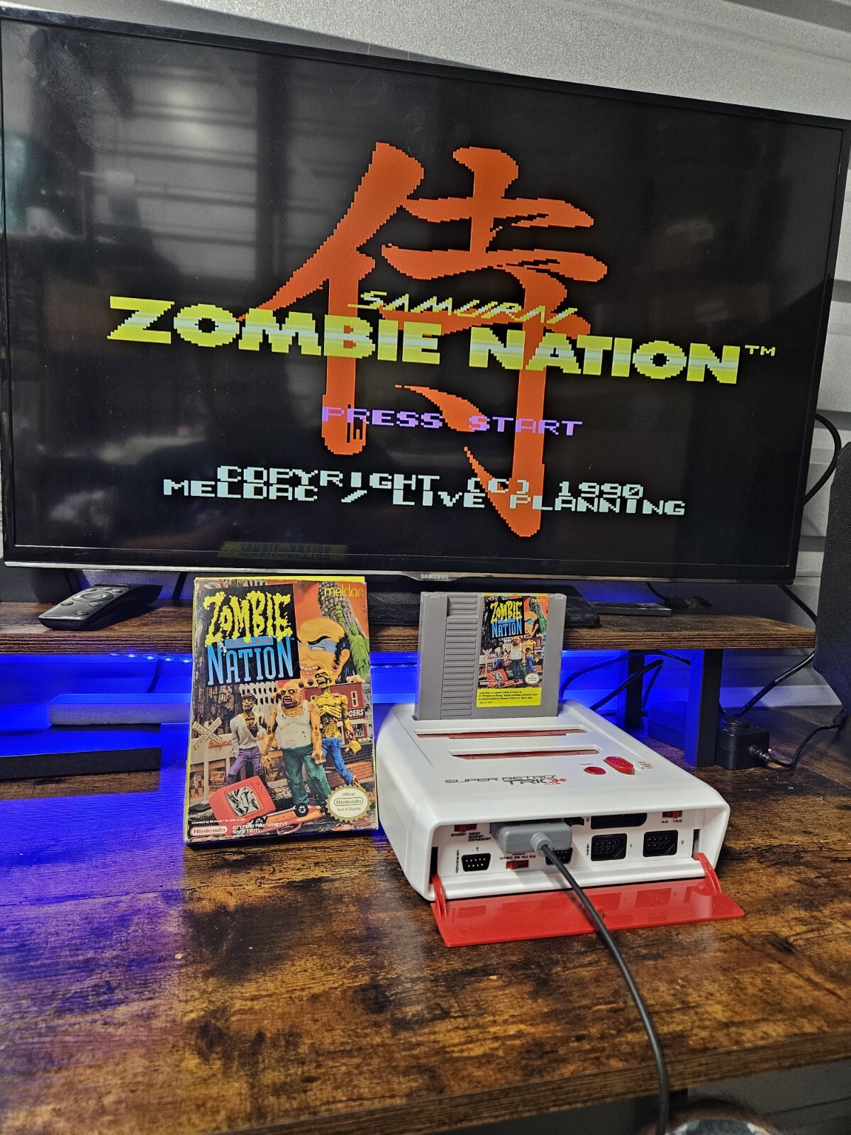 Zombie Nation for Nintendo Entertainment System NES 1990 Cartridge Box ...