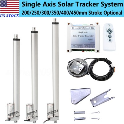 Complete 1KW Single Axis Solar Tracker Kit-Solar Panel Sunlight ...