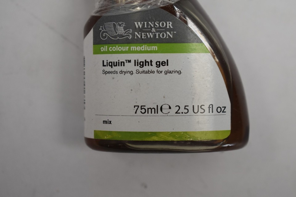 Winsor & Newton Liquin Light Gel Medium 75mL Bottle Glazing Clear 2.5oz ...