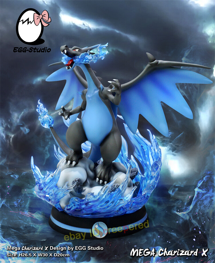 Glanzende Mega Charizard En Behang