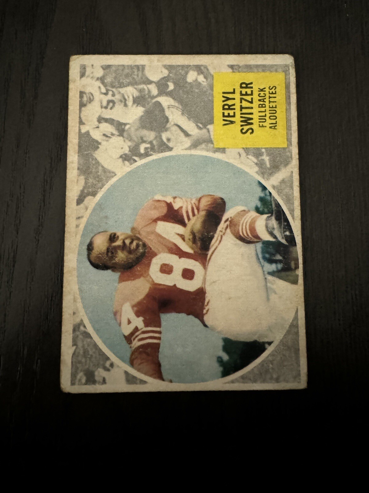 1960 Topps CFL #48 VERYL SWITZER Montreal Alouettes Football Card | eBay
