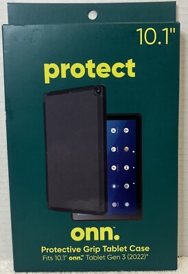 Onn 10.1" Protective Grip Tablet Case - Tablet Gen 3 | eBay