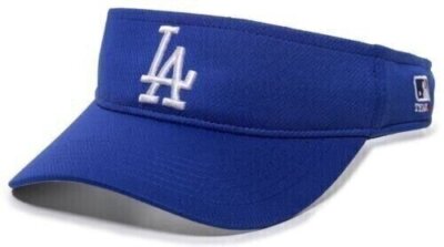 LOS ANGELES DODGERS BLUE VISOR HAT MVP AUTHENTIC MLB BASEBALL TEAM NEW ...