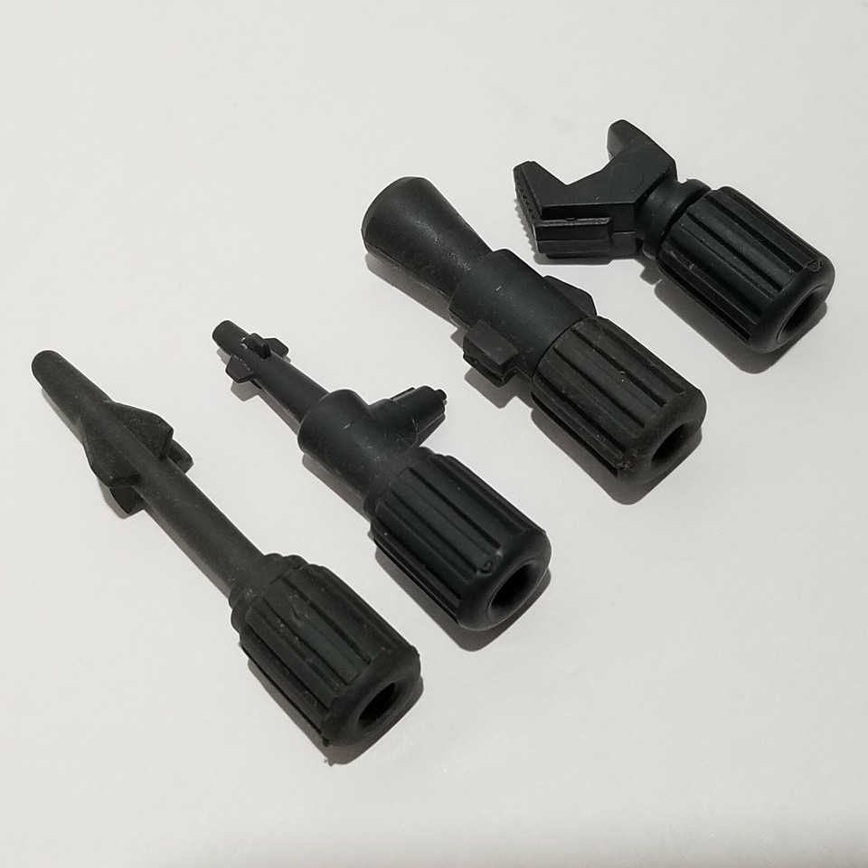 GI Joe Cobra SNAKE Missile Claw Gun Flamethrower Attachment Set of 4 ...