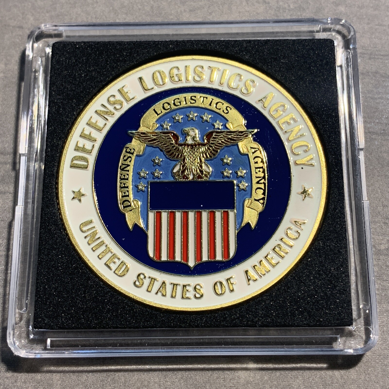 Challenge Coin-DLA United States DEFENSE LOGISTICS AGENCY with Case | eBay