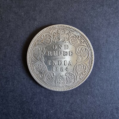 India 1884 One Rupee Silver Coin combine postage | eBay