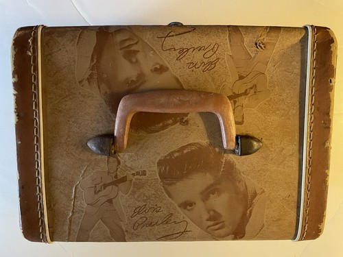 1956 Elvis EPE Suitcase/Overnight Case - Brown - With Mirror - Exc ...