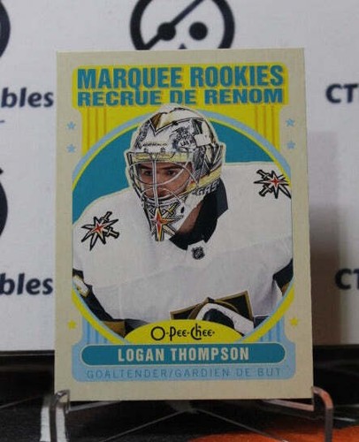 2021-22 O-PEE-CHEE LOGAN THOMPSON # 538 RETRO MARQUEE ROOKIE NHL GOLDEN ...