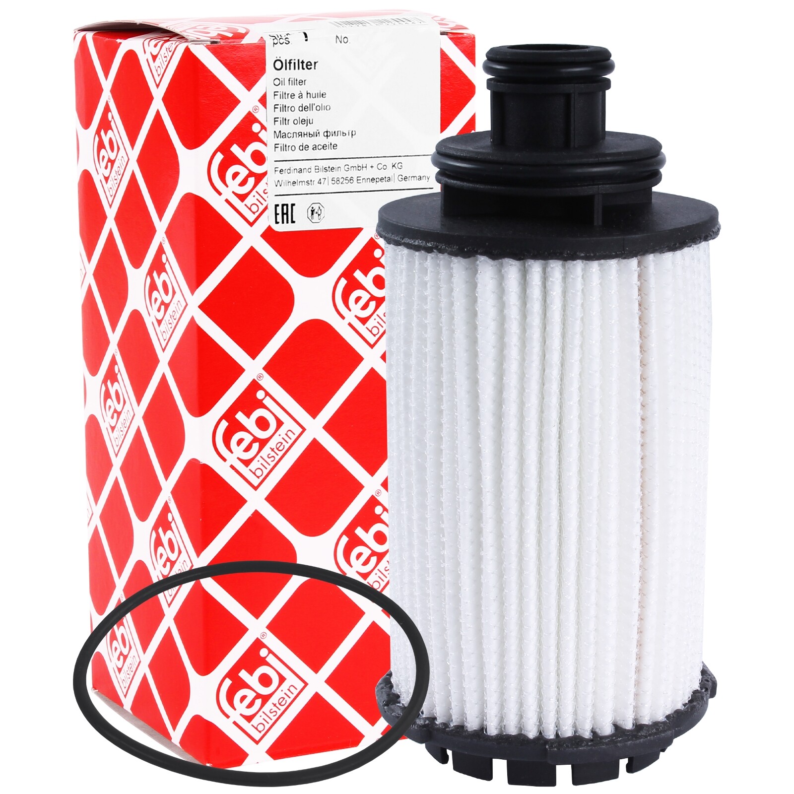 FEBI ÖLFILTER + 5L ORIGINAL MOTORÖL 5W-30 passend für OPEL INSIGNIA A B ...