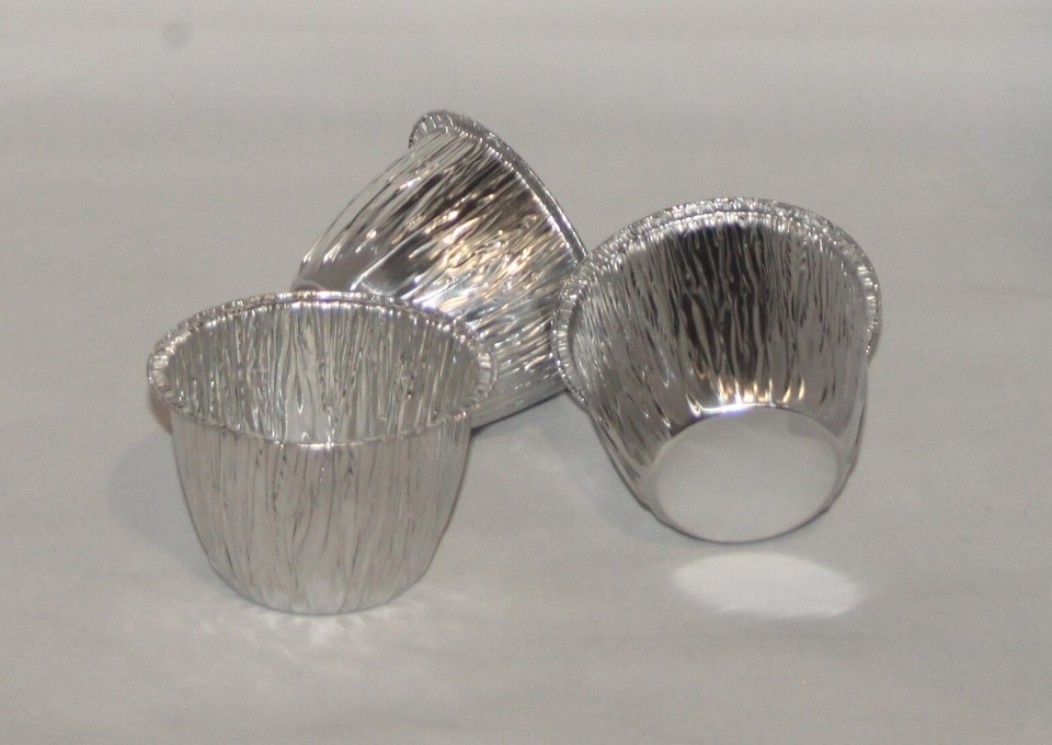 Small Foil Pudding Dishes Christmas Steak Pie Round Individual Basins ...