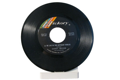 45 RECORD - SANDY MASON - WE LIVE IN TWO DIFFERENT WORLDS | eBay