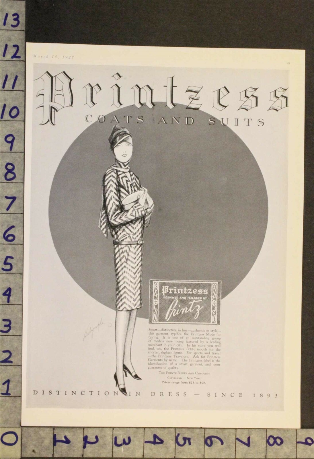 1927 FASHION WOMEN PRINTZ BIEDERMAN CLEVELAND FLAPPER SEXY ROARING 20S ...
