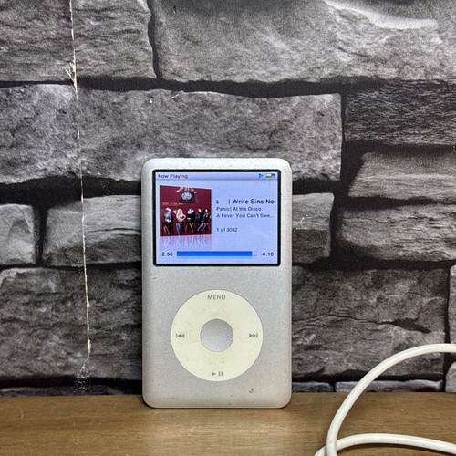 Apple iPod A1238 Classic 6th Gen, Silver 80GB, 2007, MB029, V1.1.2 | eBay