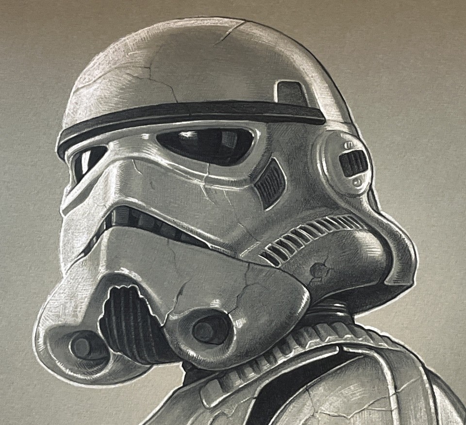 Stormtrooper Star Wars Portrait Mondo Art Poster Print #/50 - 13x19 | eBay