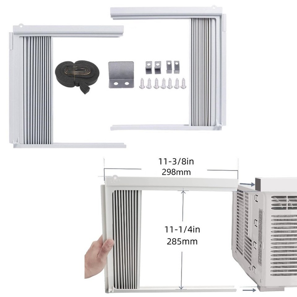 Adjustable AC Side Panel Window AC Panel Kit Allergen Protection System ...
