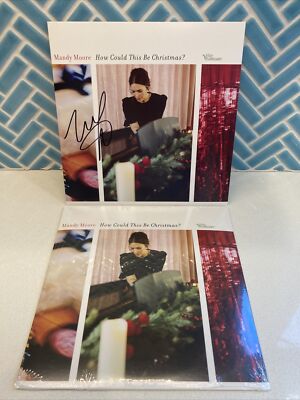 MANDY MOORE How Could This Be Christmas SIGNED 7" Vinyl Record ...