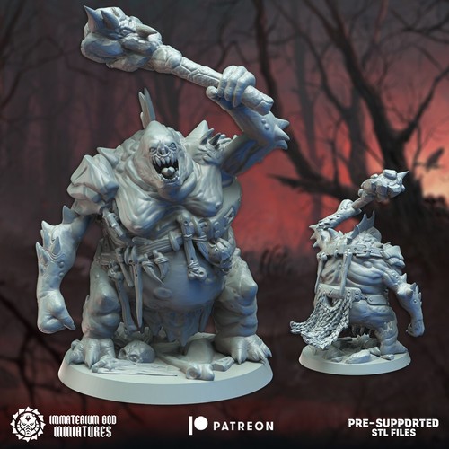 Bone collector Troll Fantasy Vampire Warrior Fighter Immaterium God ...
