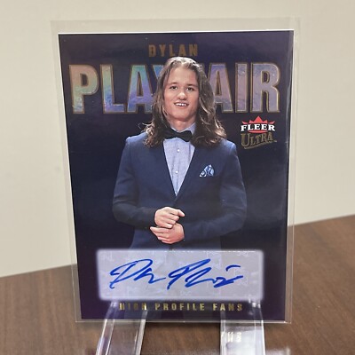 2021-22 Upper Deck Fleer Ultra High Profile Fans SP Dylan Playfair ...