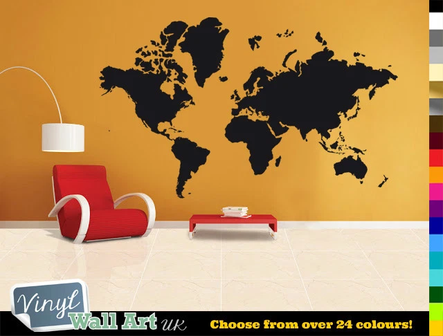 Red Giant World Map Decal