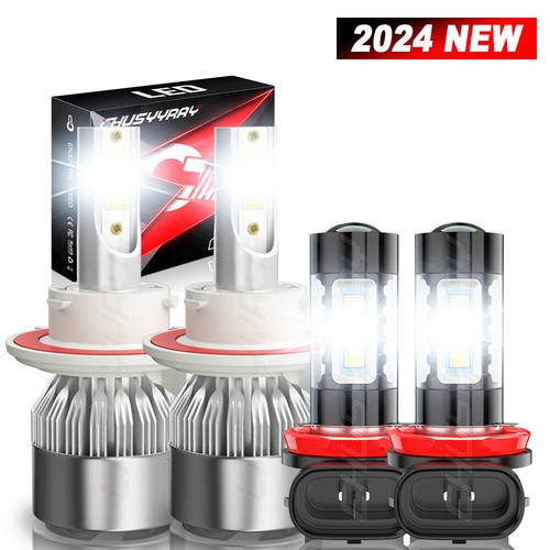 For Ford Flex SEL Sport Utility 3.5L 2009-2019 LED Headlight Fog Lamps ...