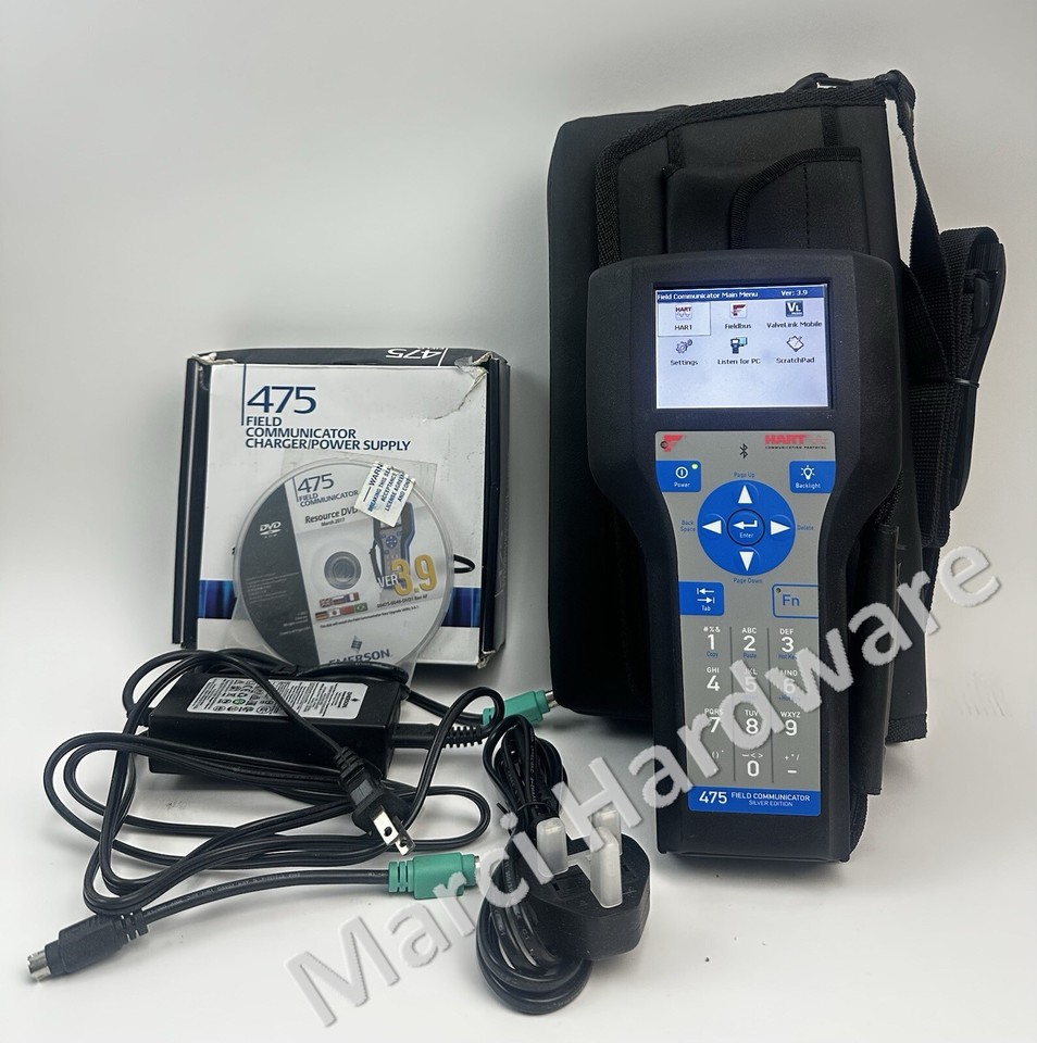 Emerson HART 475 Field Communicator Hart Silver Edition WITH CHARGER V3 ...