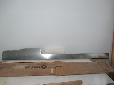 Mopar NOS 1968 Chrysler New Yorker RH Door O/S Body Sill Finish Molding ...