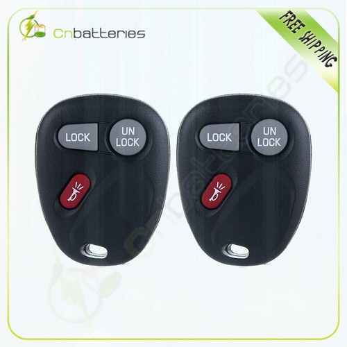 2 For 1999 2000 2001 Chevrolet Silverado Remote Keyless Entry Key Fob ...