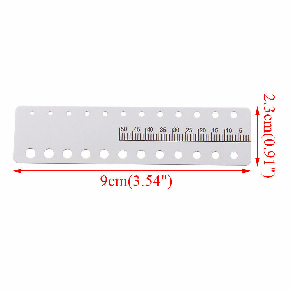 5 Pcs Dental Endo Rulers Endodontic Span Measure Scale Ruler 90mm Root ...
