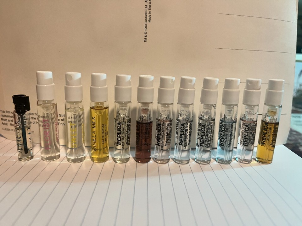 Perfume samples set of 12, including ellis brooklyn and maison margiela ...