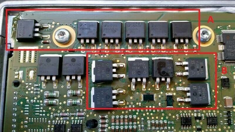 DME Module MOSFET Repair Kit for N54 135i 335i 335is 335xi 535i 535xi ...