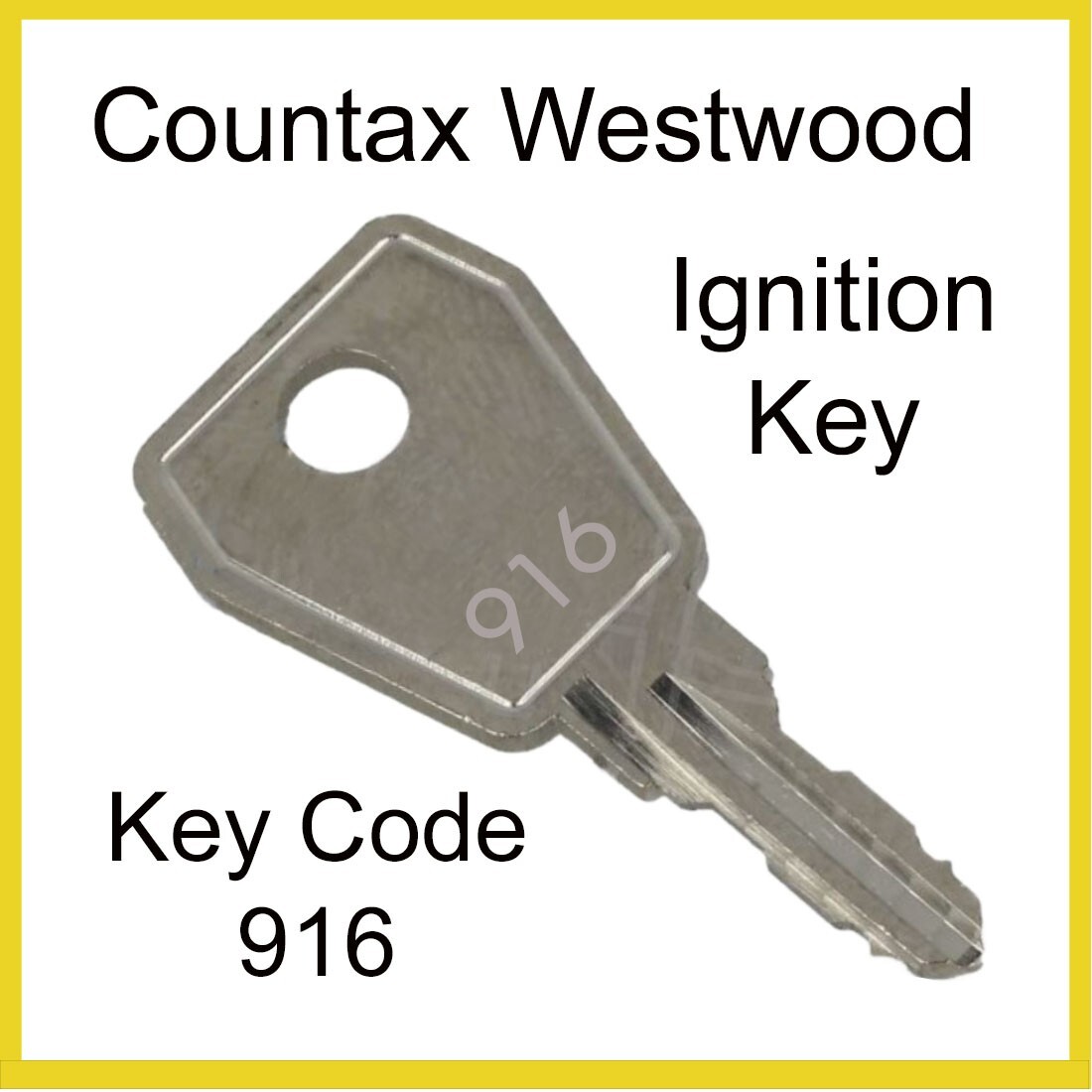 COUNTAX WESTWOOD Ignition Key Code 916 / Tractor Mower 48h Tracked ...