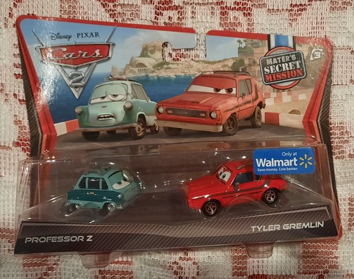 Disney Pixar Cars Professor Z Tyler Gremlin 2-Pack Maters Secret ...